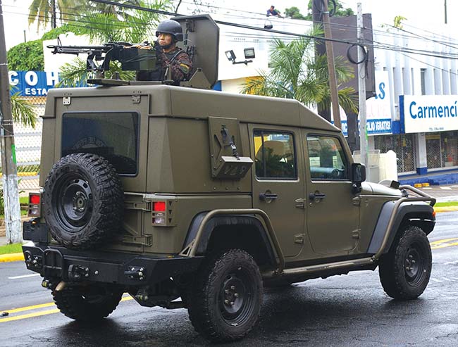 Machine Gun Armored Patrol Carriers in Central America – Small Arms ...