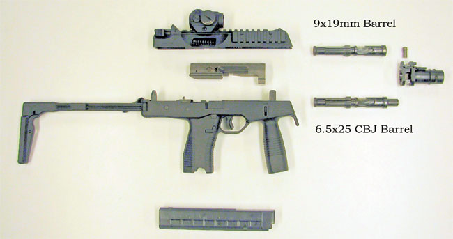 Brugger & Thomet’s MP9 in 6.5×25 CBJ – Small Arms Defense Journal