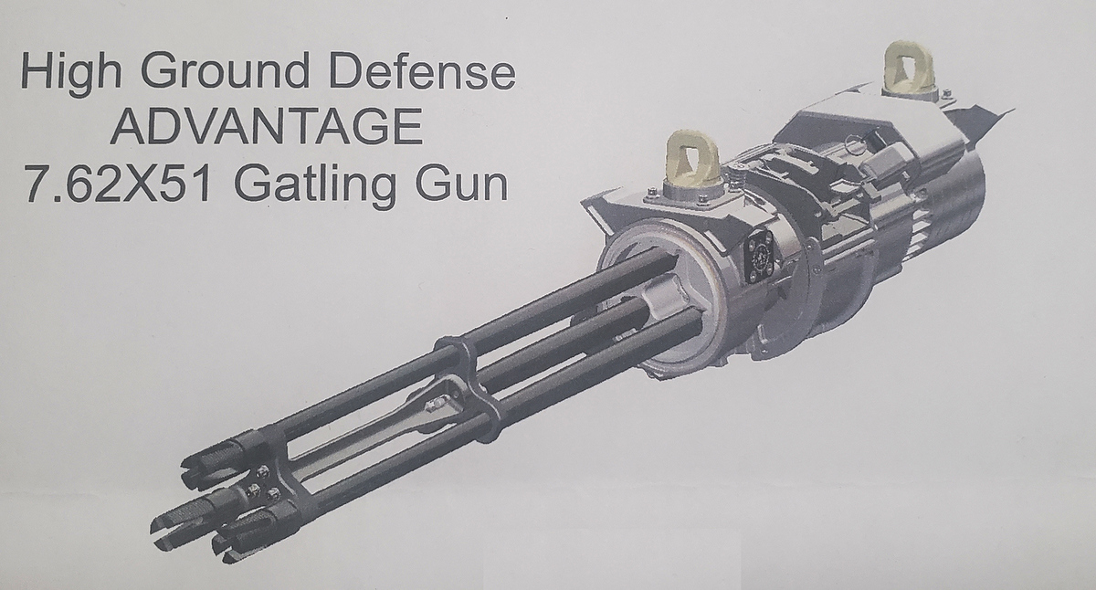 Meet the Maker: High Ground Defense and its M134HGD Gatling Gun System ...